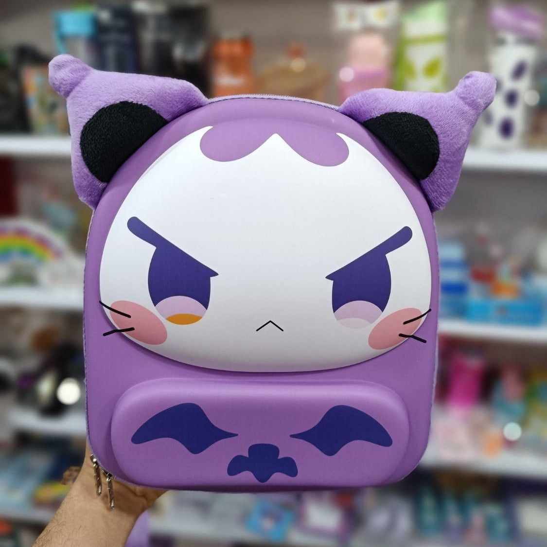 Cute Kuromi Mini Backpack – Purple Kuromi Design – Flipzone